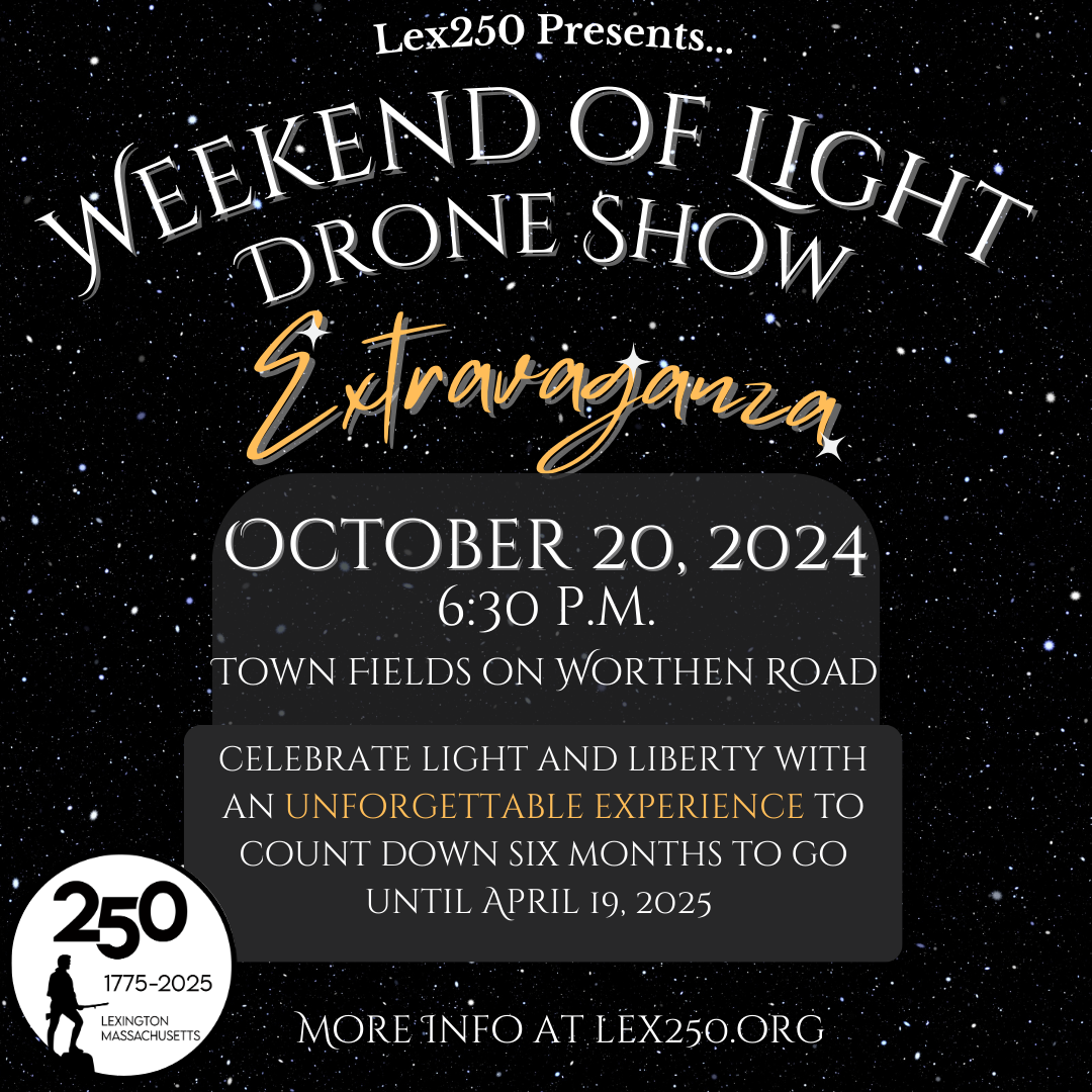 Lex250 Presents Weekend of Light Drone Show, Marking 6 Months to Go Until April 19, 2025 - Lex250