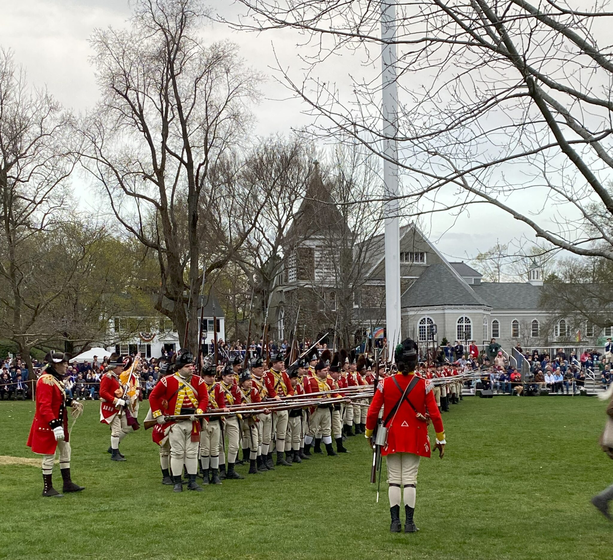 Thousands Gather at Dawn to Commemorate 250th Anniversary Reenactment ...